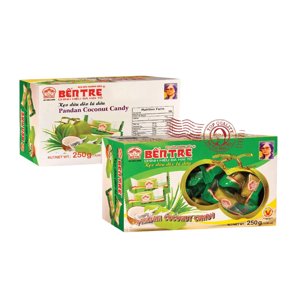 Soft Pandan Coconut Candy - Ben Tre Ba Hai To – Cutagift
